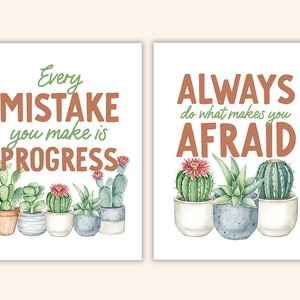 Plants Growth Mindset Posters || 8 Inspiration Quote Posters for ...