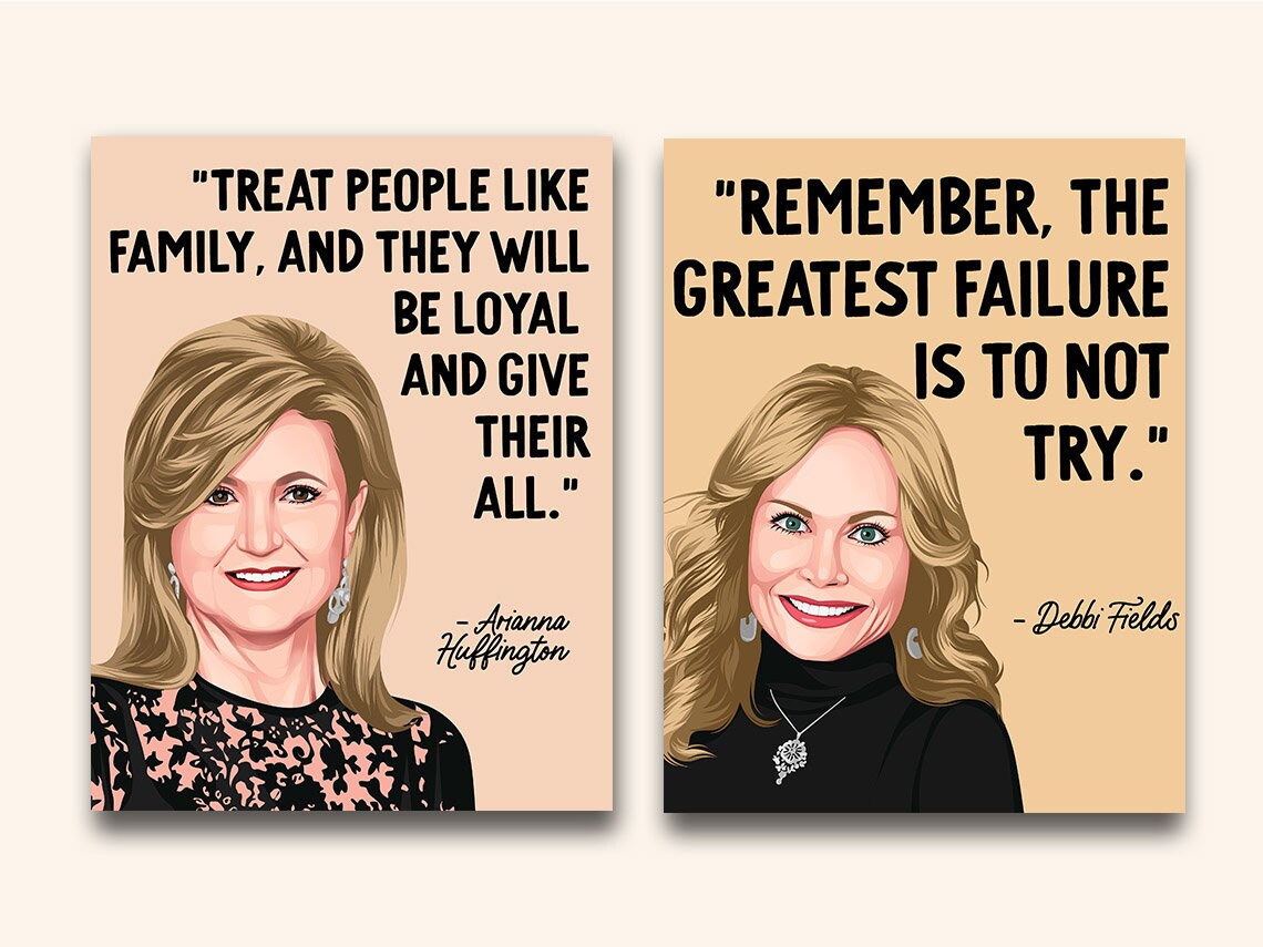 Famous Business People Printable Posters 10 Inspiration - Etsy UK
