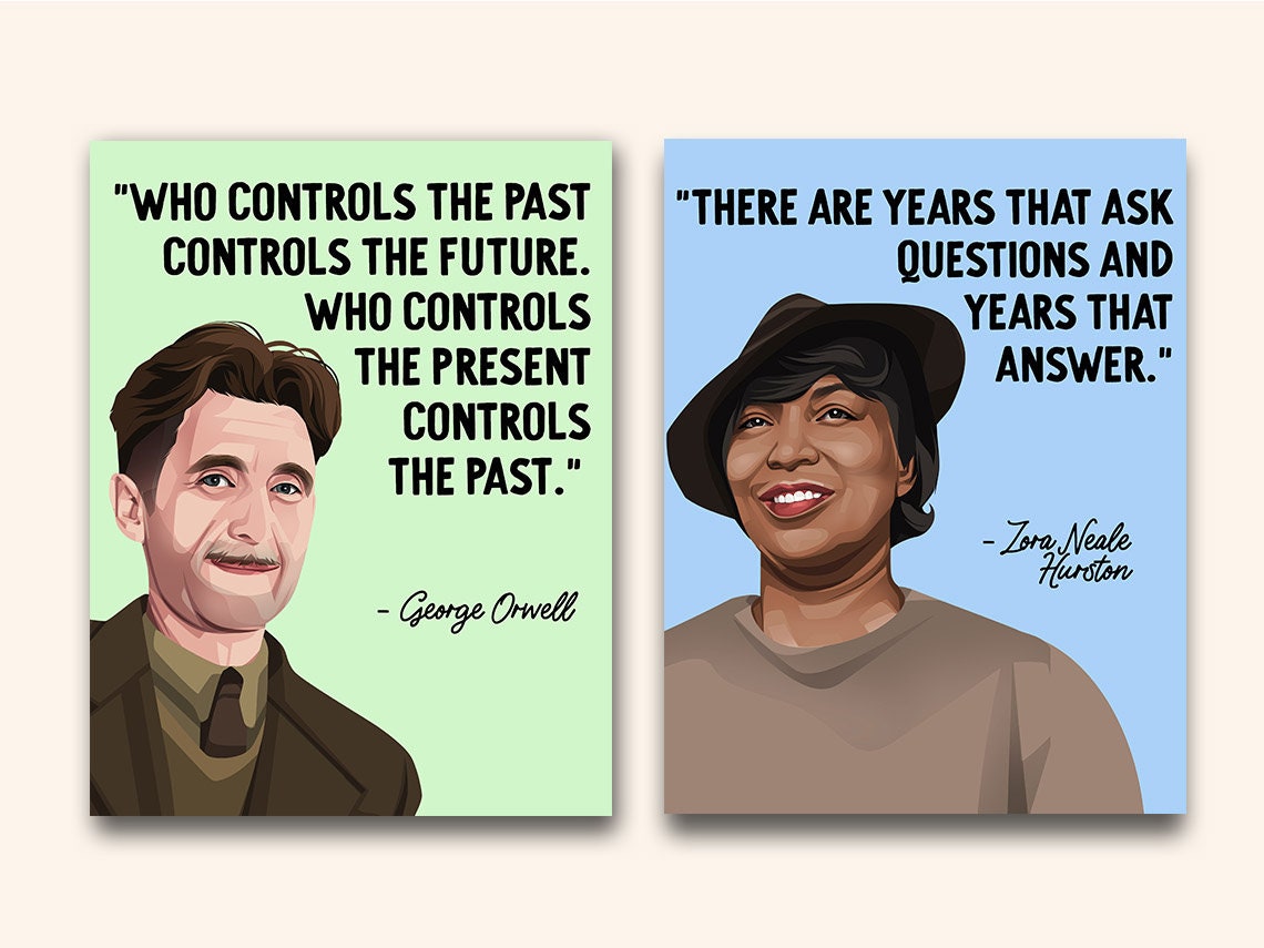 Famous Authors Printable Posters | 10 Inspiration Author Quote Posters ...