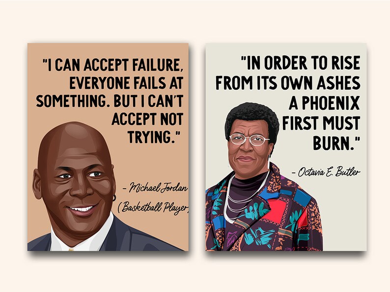 Famous Growth Minset Quotes Printable Posters || 10 Growth Mindset ...