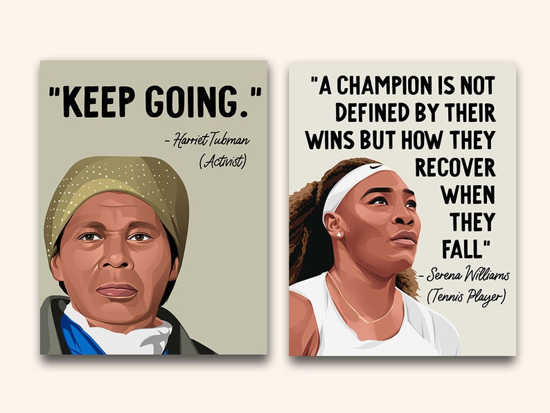 Black Women Printable Posters 10 Inspiration Black Women - Etsy