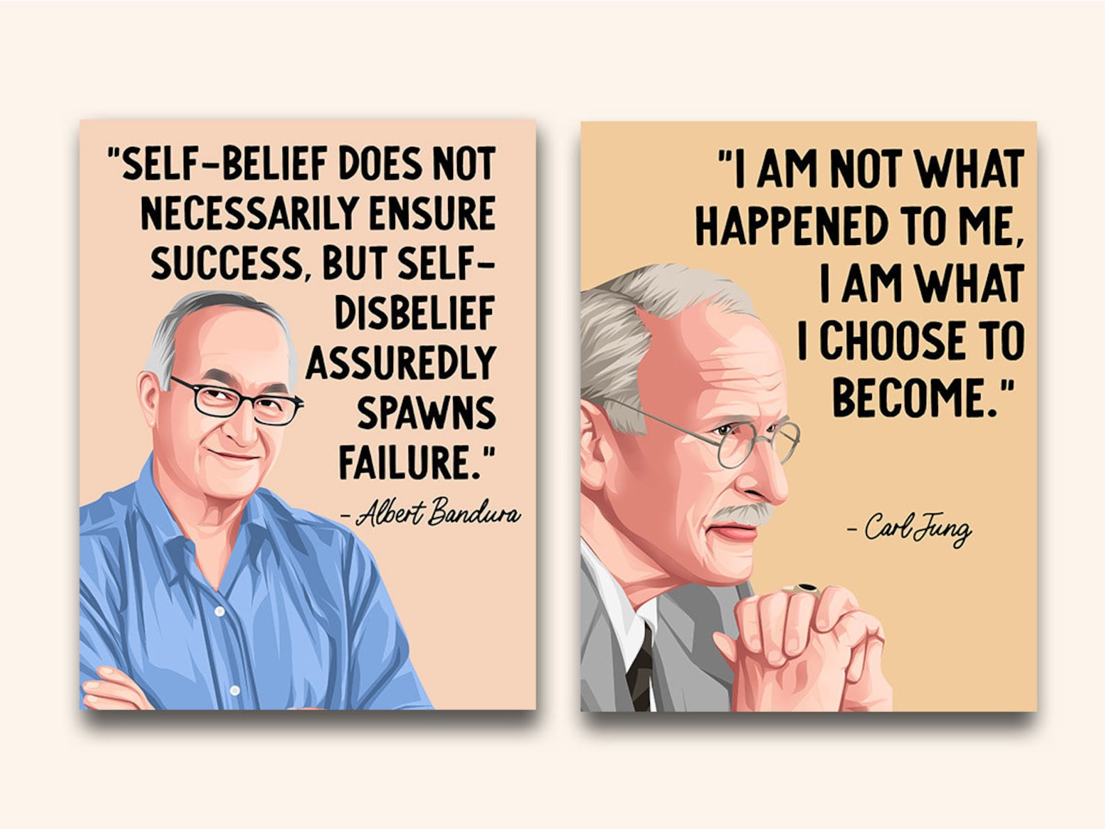 Famous Psychologists Printable Posters || 10 Iconic Psychologists Quote ...