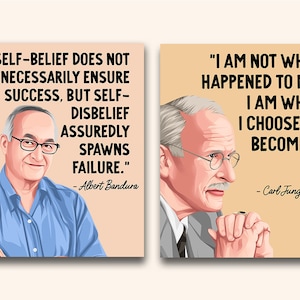 Famous Psychologists Printable Posters || 10 Iconic Psychologists Quote ...
