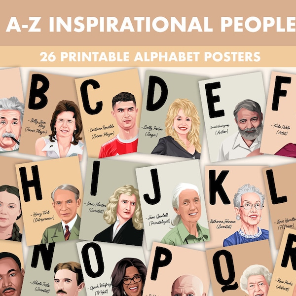 Famous People - Etsy