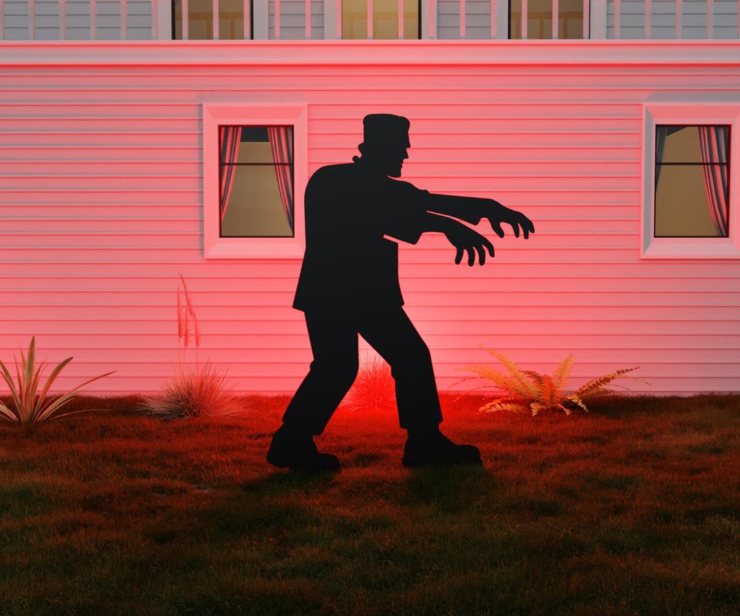 Frankenstein Halloween Template Printable || 7ft Trace and Cut ...