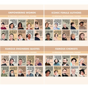 Giant Classroom Poster Bundle Printable Posters || Inspiration People ...