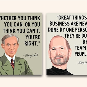 Famous Business People Printable Posters || 10 Inspiration ...