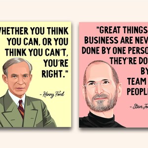 Famous Business People Printable Posters || 10 Inspiration ...