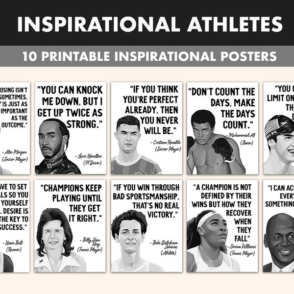 Female Athlete Posters - Etsy