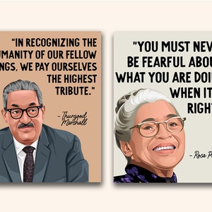 Famous Black Leaders Printable Posters | 10 Inspiration Black Leader ...