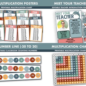 Ocean Classroom Decor Bundle || Editable Classroom Printable Display ...