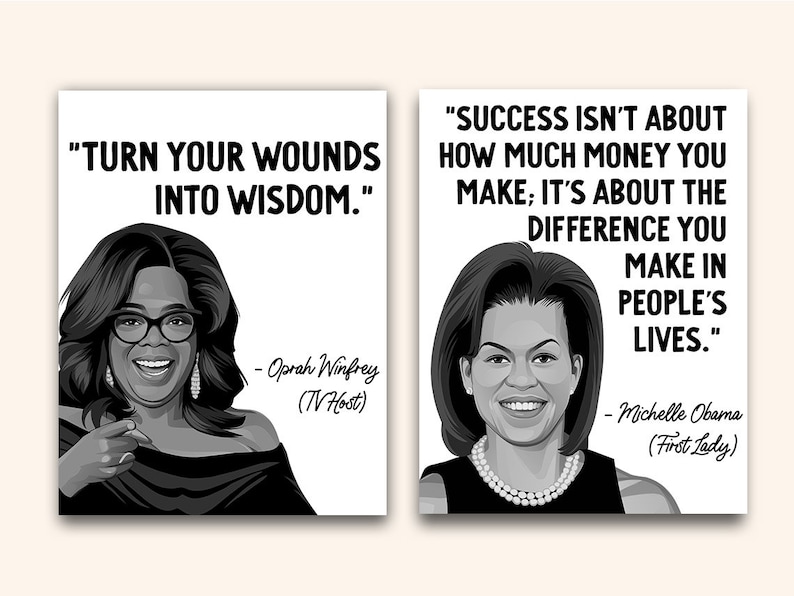 Inspirational Women Printable Posters 10 Inspiration Women - Etsy