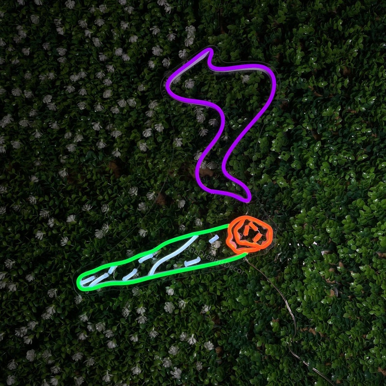 Neon Sign Custom Cigarette Neon Light Smoking LED Neon - Etsy