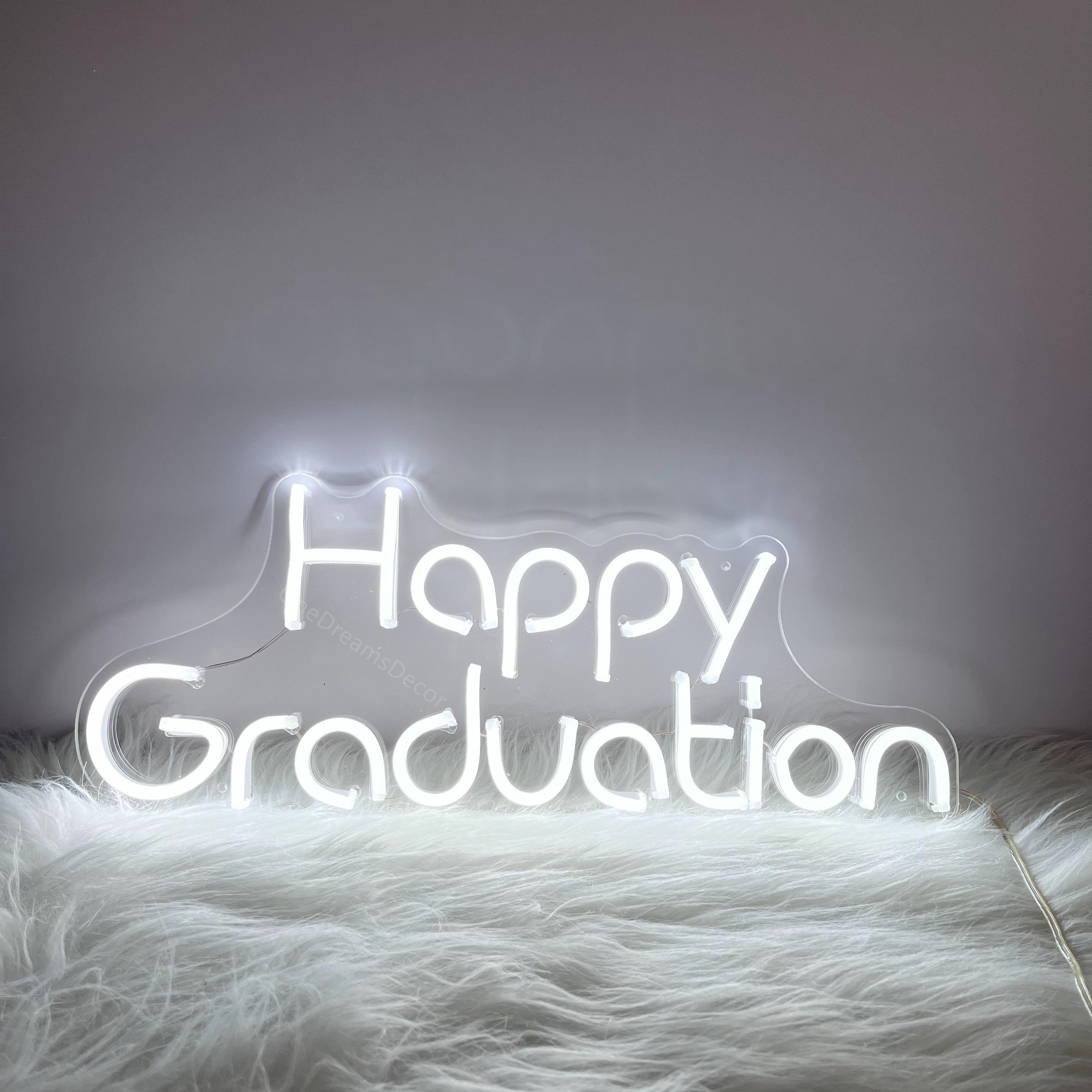Neon Sign Happy Graduation Neon Sign Custom Congrats Grad - Etsy