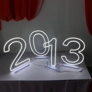 Number Neon Sign,birthday Welcome Sign,neon，0-9 Number Sign,wedding ...