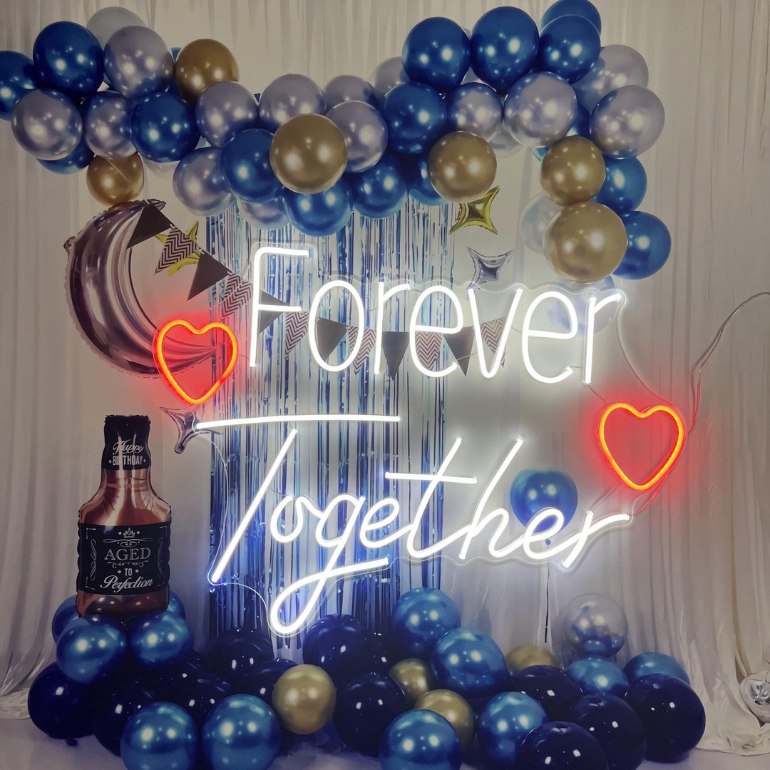 Forever Together Custom Neon Signs Wedding Signs Engagement Party Neon ...