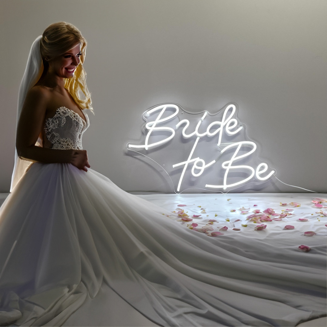 Custom Neon Sign | Bride to Be Neon Sign | Wedding Neon Sign | Led Neon ...
