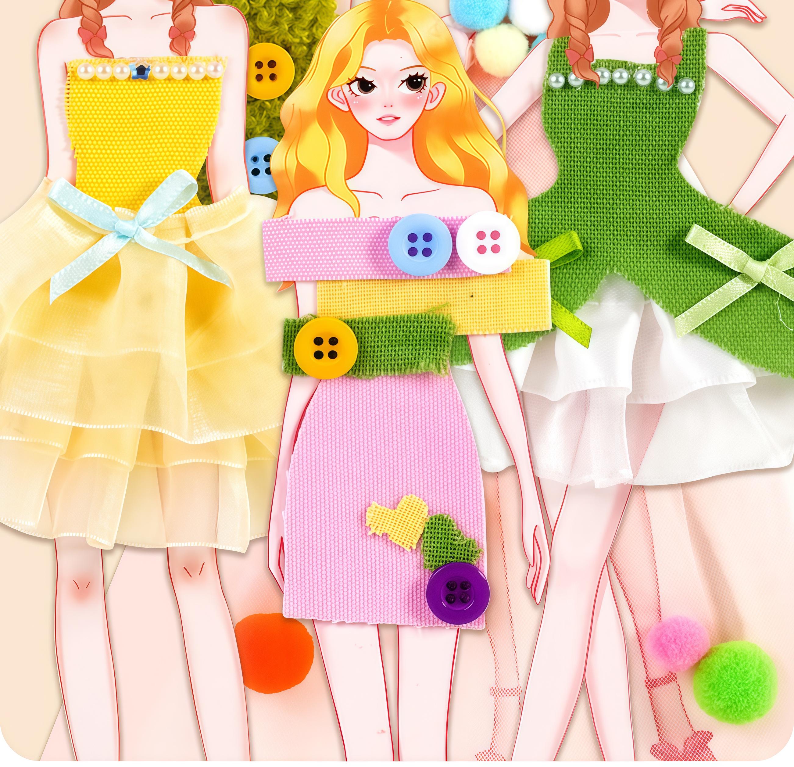 Children's DIY Fashion Design Craft Kit - No Sewing, Eco-friendly ...