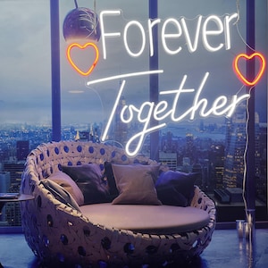 Forever Together Custom Neon Signs Wedding Signs Engagement Party Neon ...
