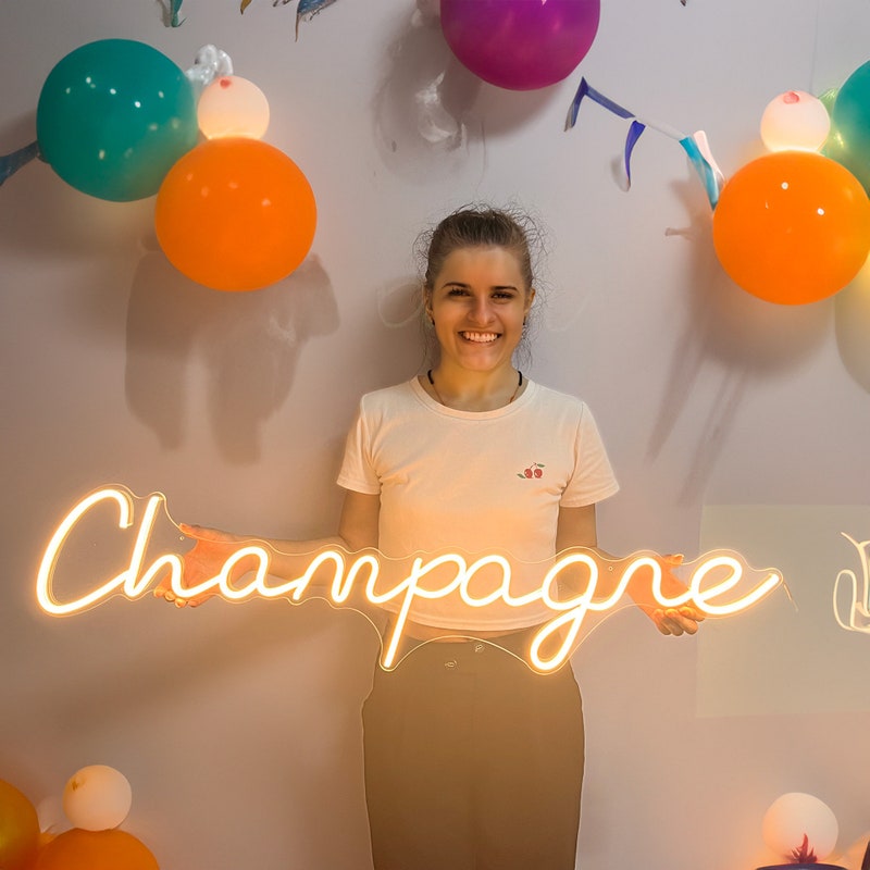 Champagne Sign - Etsy UK