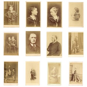 Baring Banking Family 12 Original CDV Photos Antique C1870 Edward ...