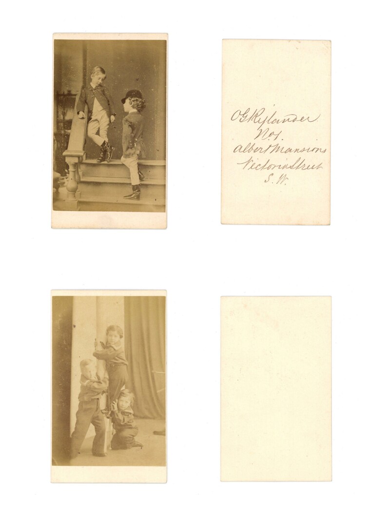 Baring Banking Family 12 Original CDV Photos Antique C1870 Edward ...