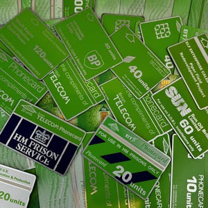 Vintage BT Phone Cards Lot of 12 Collection of Original British Telecom ...