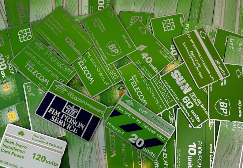 Vintage BT Phone Cards Lot of 12 Collection of Original British Telecom ...