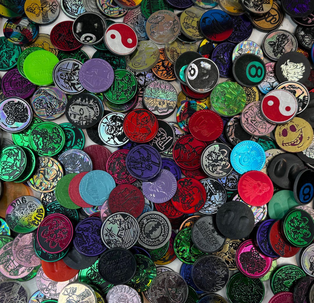 90s Milk Caps Slammers Lot of 10 Original Vintage Various Manufacturers ...