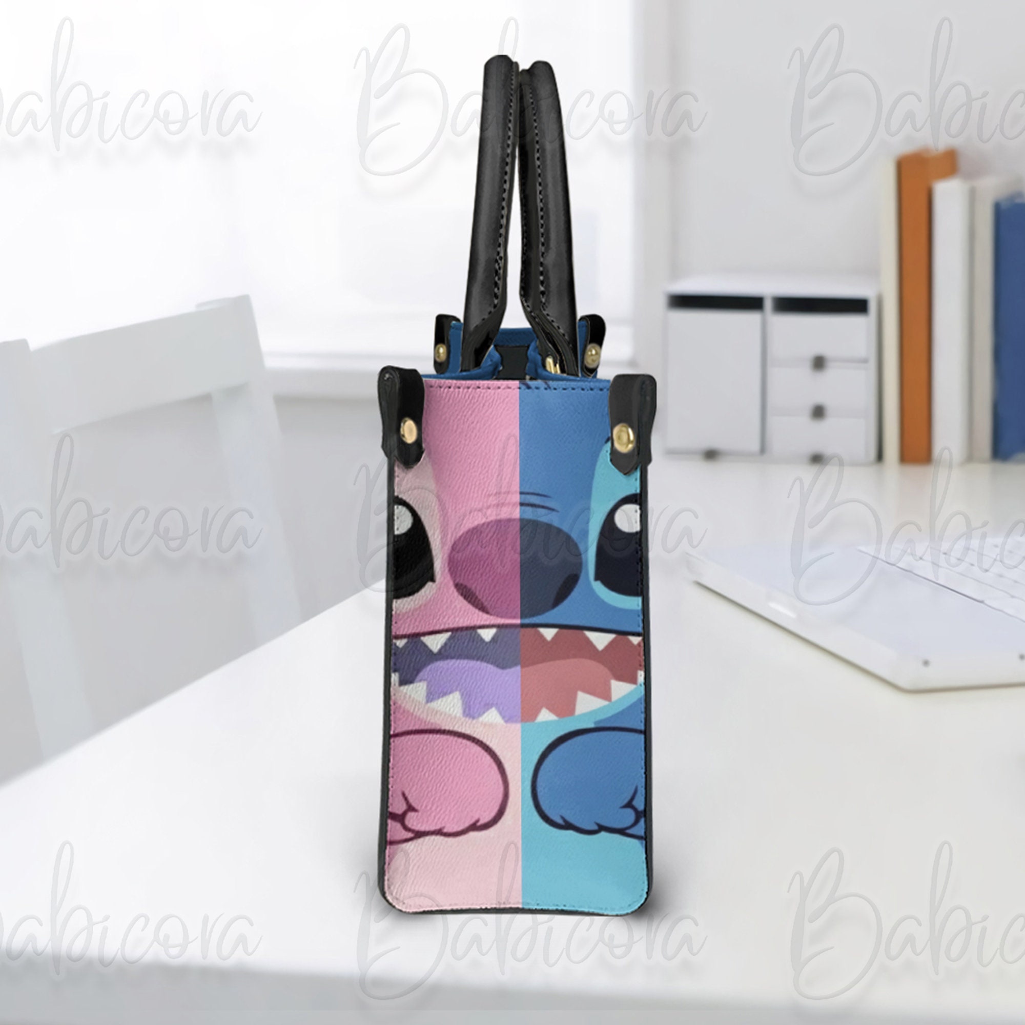 Stitch Angel Disney Bag, Lilo And Stitch Leather Handbag sold by ...