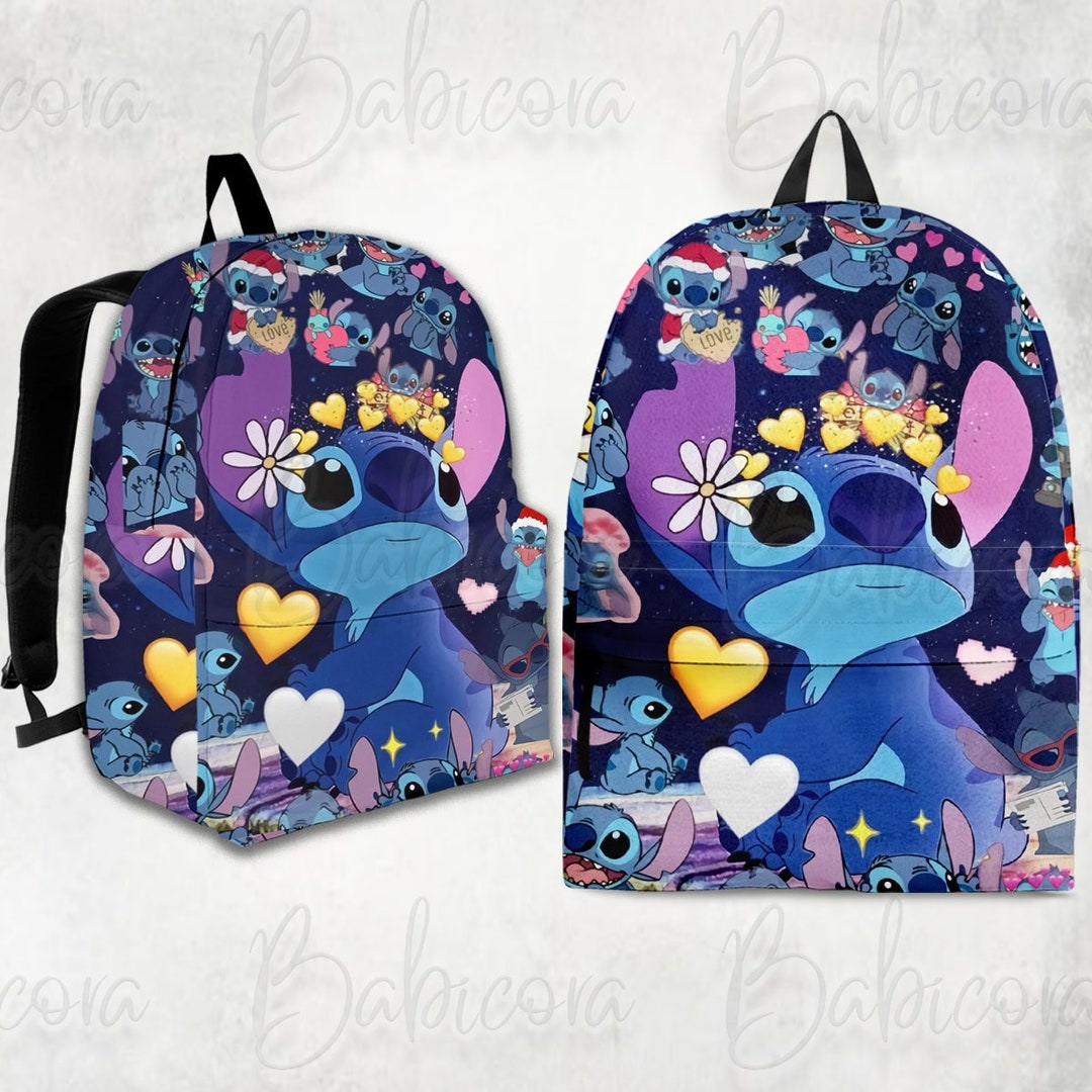 Stitch Disney Backpack for Kids & Adults Stitch Backpack - Etsy
