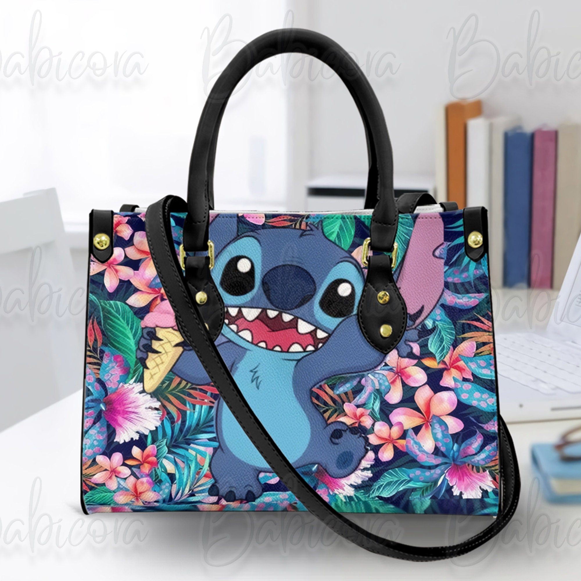 Stitch Disney Bag, Lilo And Stitch Leather Handbag sold by Vicuna ...