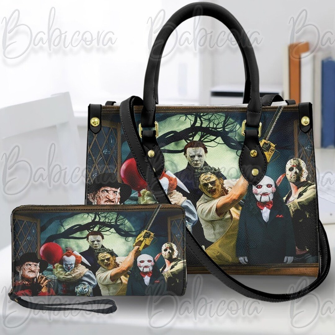 Horror Character Handbag Wallet Halloween Shoulder Bag - Etsy
