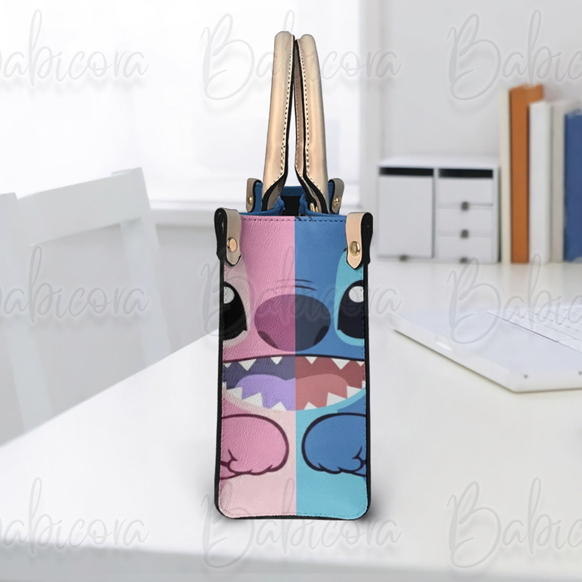 Stitch Angel Disney Bag, Lilo And Stitch Leather Handbag sold by ...