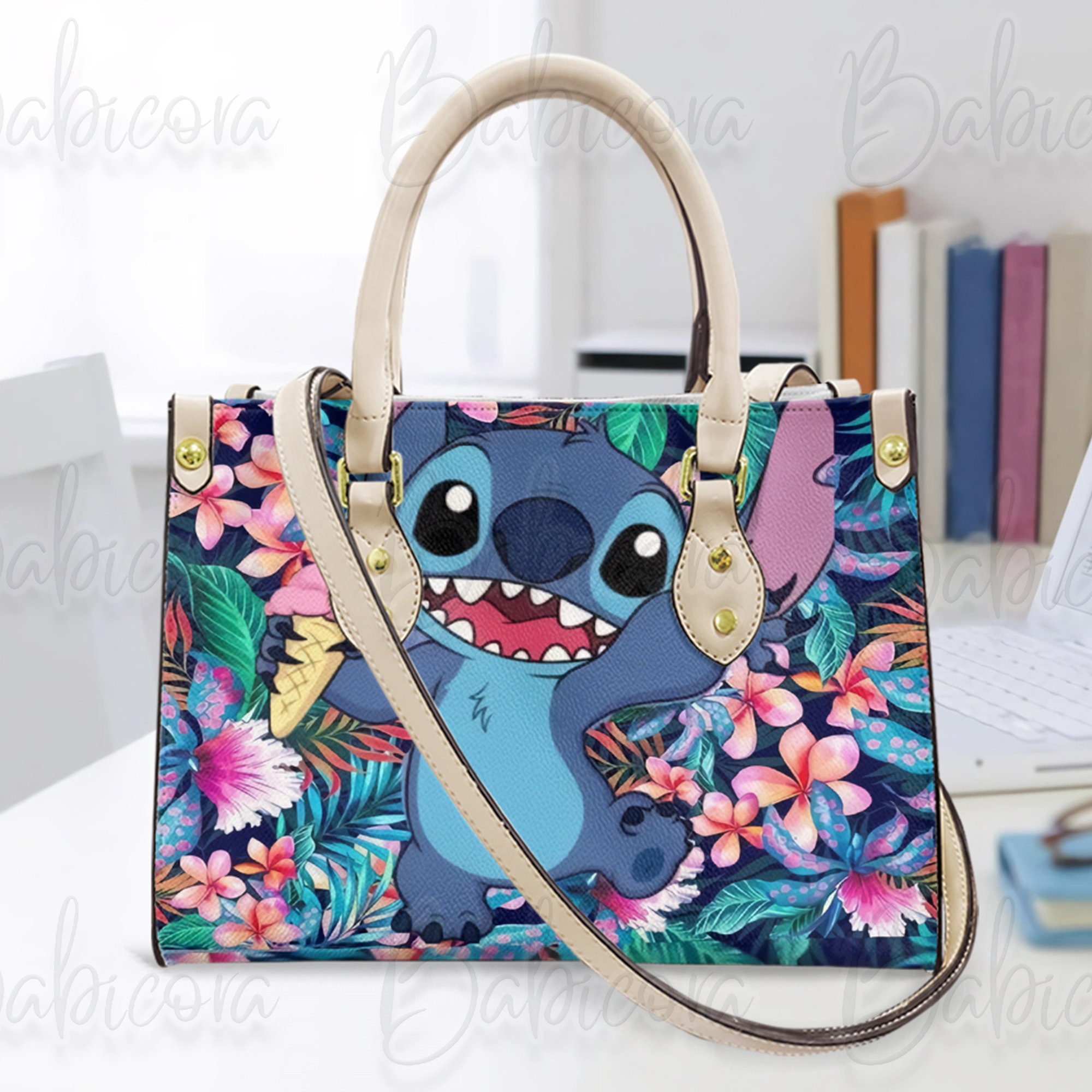 Stitch Disney Bag, Lilo And Stitch Leather Handbag sold by Vicuna ...