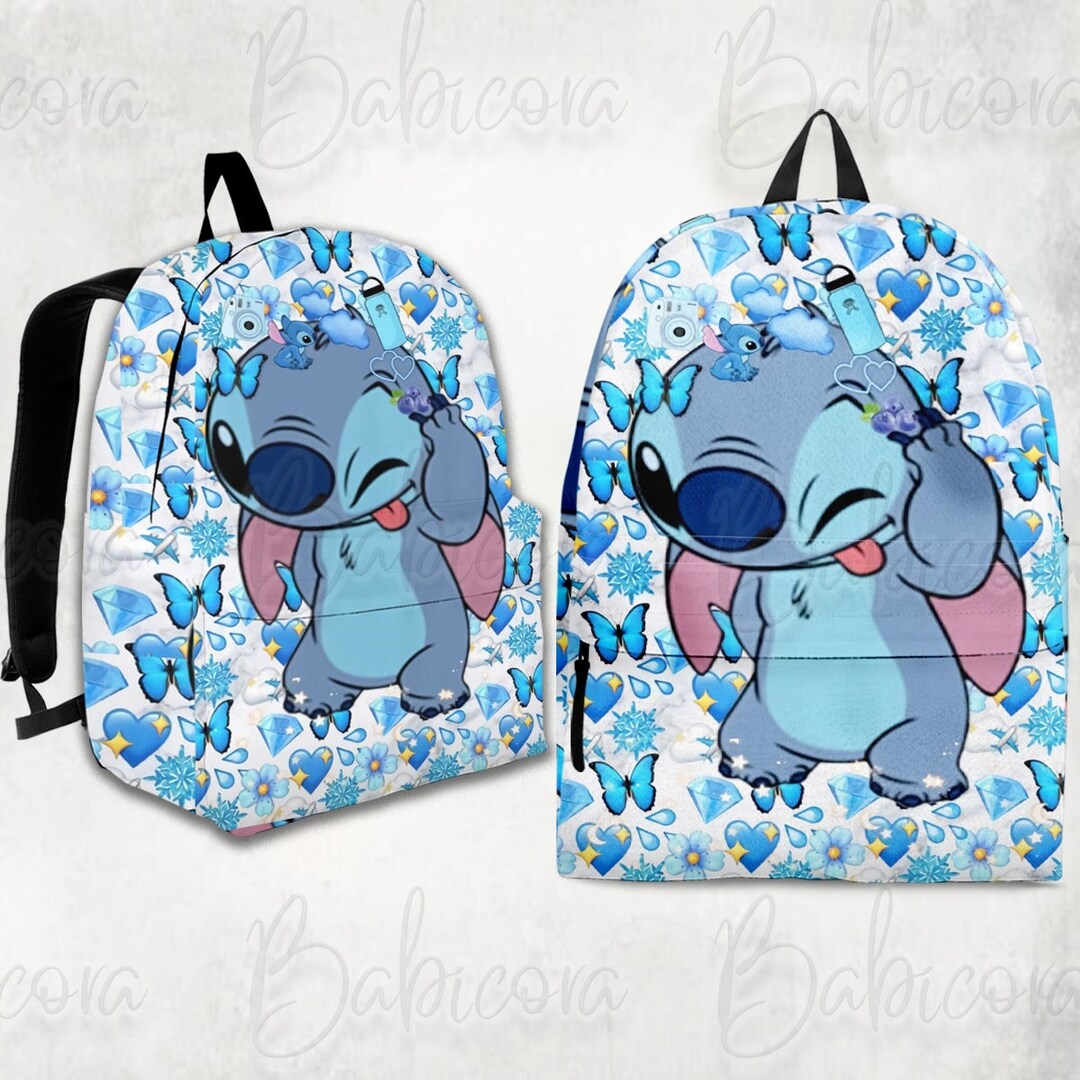 Stitch Disney Backpack for Kids & Adults Stitch Backpack - Etsy