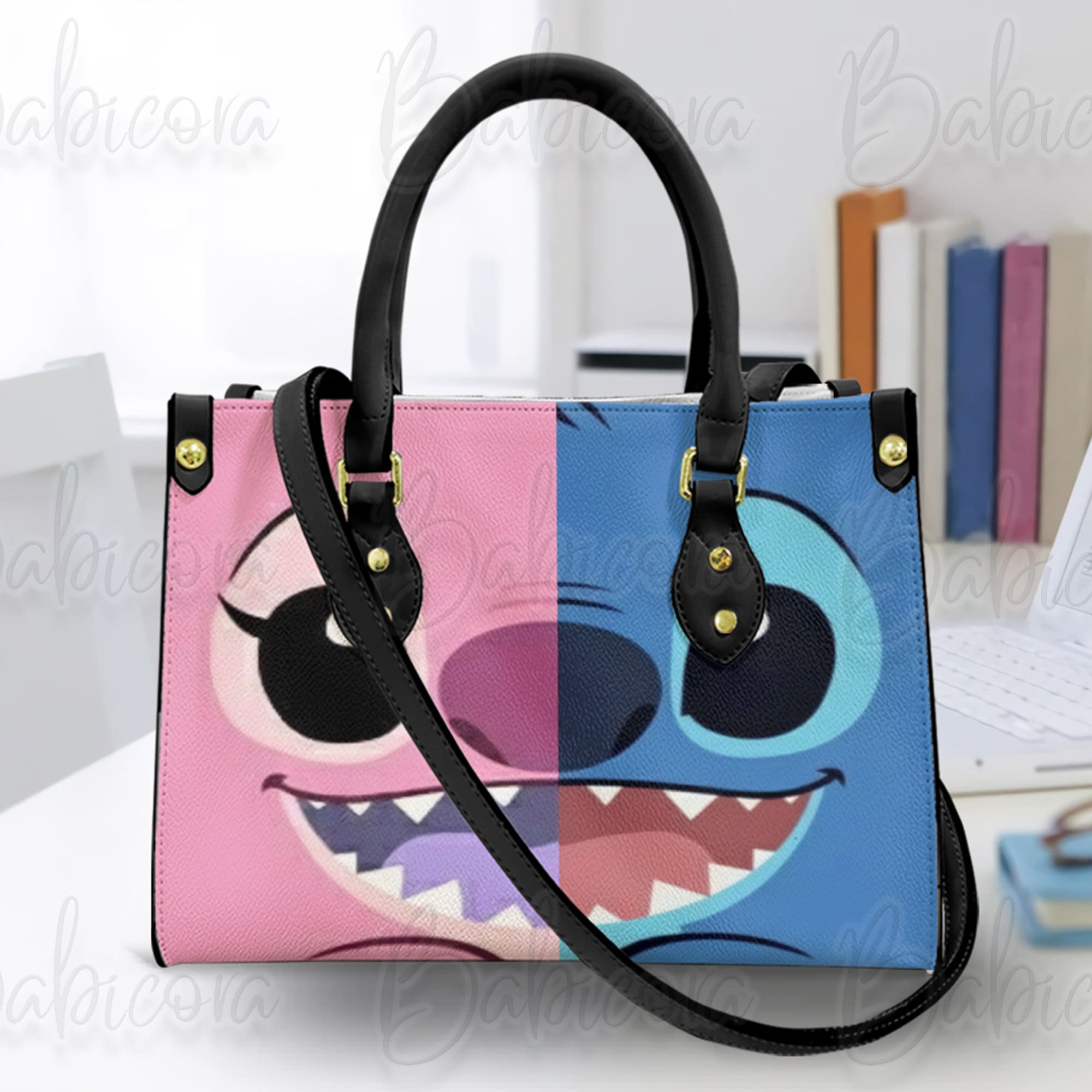 Stitch Angel Disney Bag, Lilo And Stitch Leather Handbag sold by ...