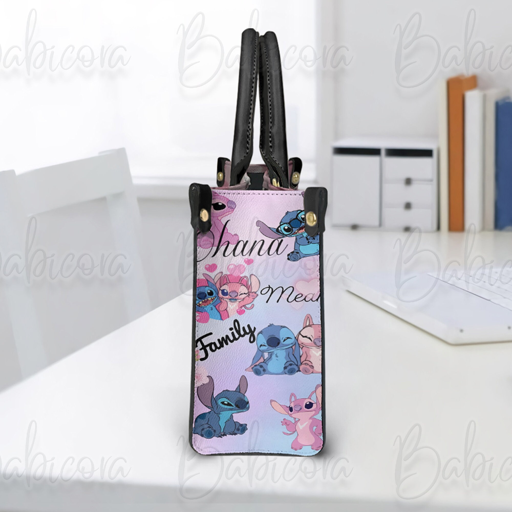 Stitch Angel Disney Bag, Lilo And Stitch Leather Handbag sold by Wash ...