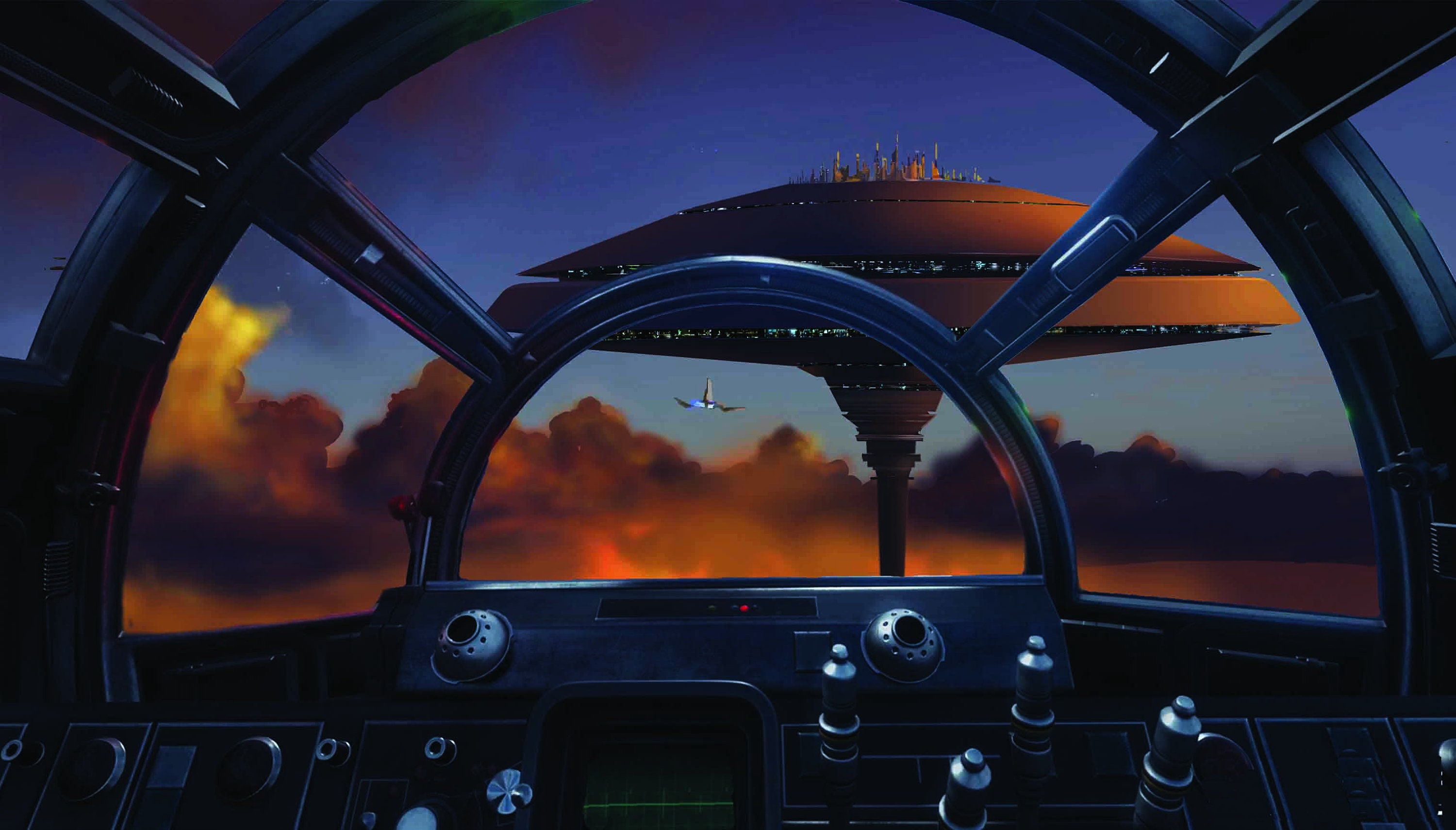 Millennium Falcon Cockpit Wallpaper