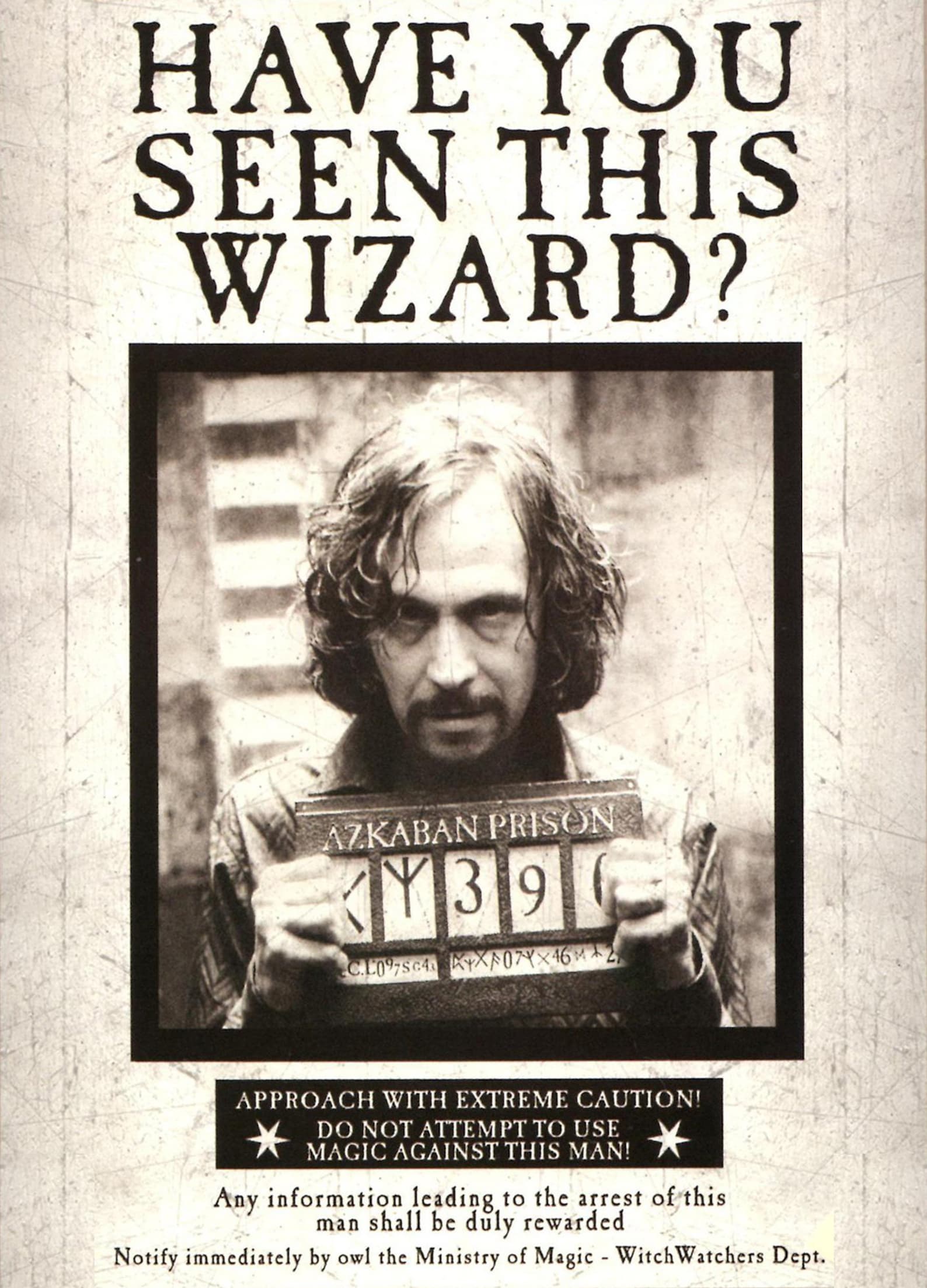 Magical Wizard Wanted Poster Wall Mural - Etsy