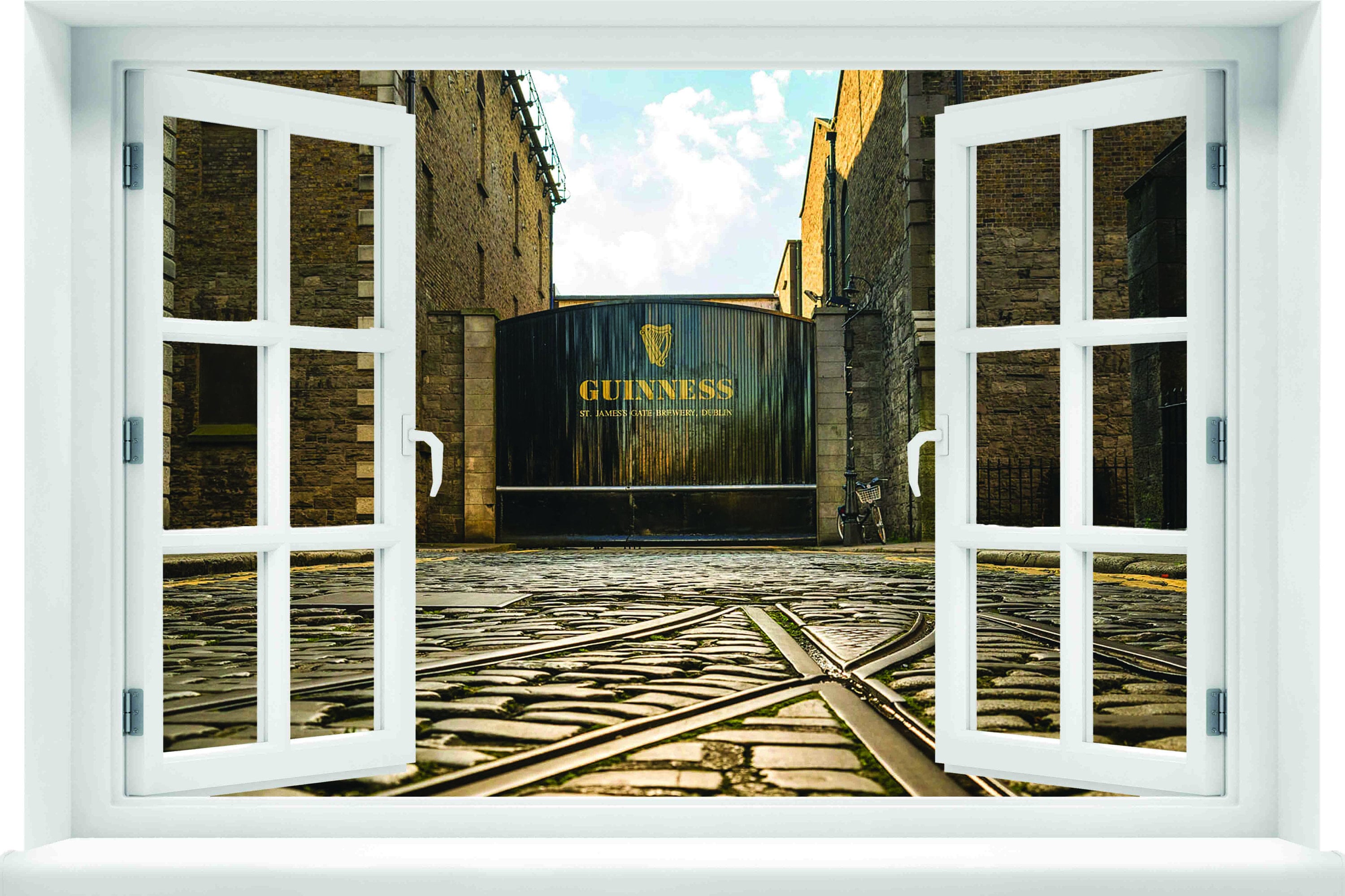 Window With a View Guinness Storehouse St. James Gate Wall Mural - Etsy