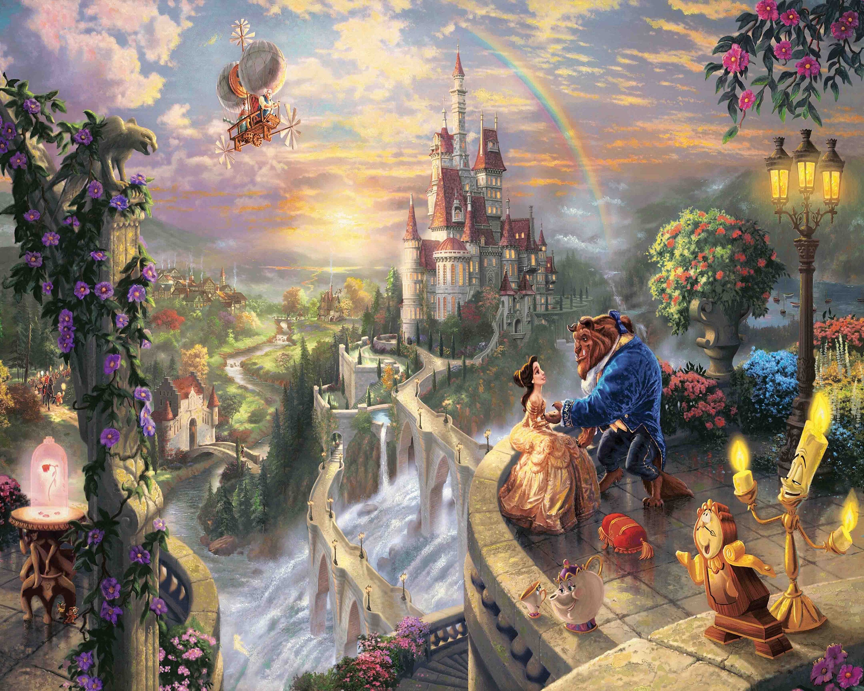 Enchanted Castle Wall Mural - Etsy