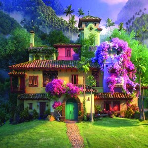 Window With a View Magical House Casa Madrigal Wall Mural - Etsy