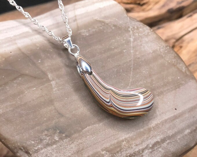 Colorful RARE Ford Muscle Car Era Fordite Necklace - Handcrafted Motor ...