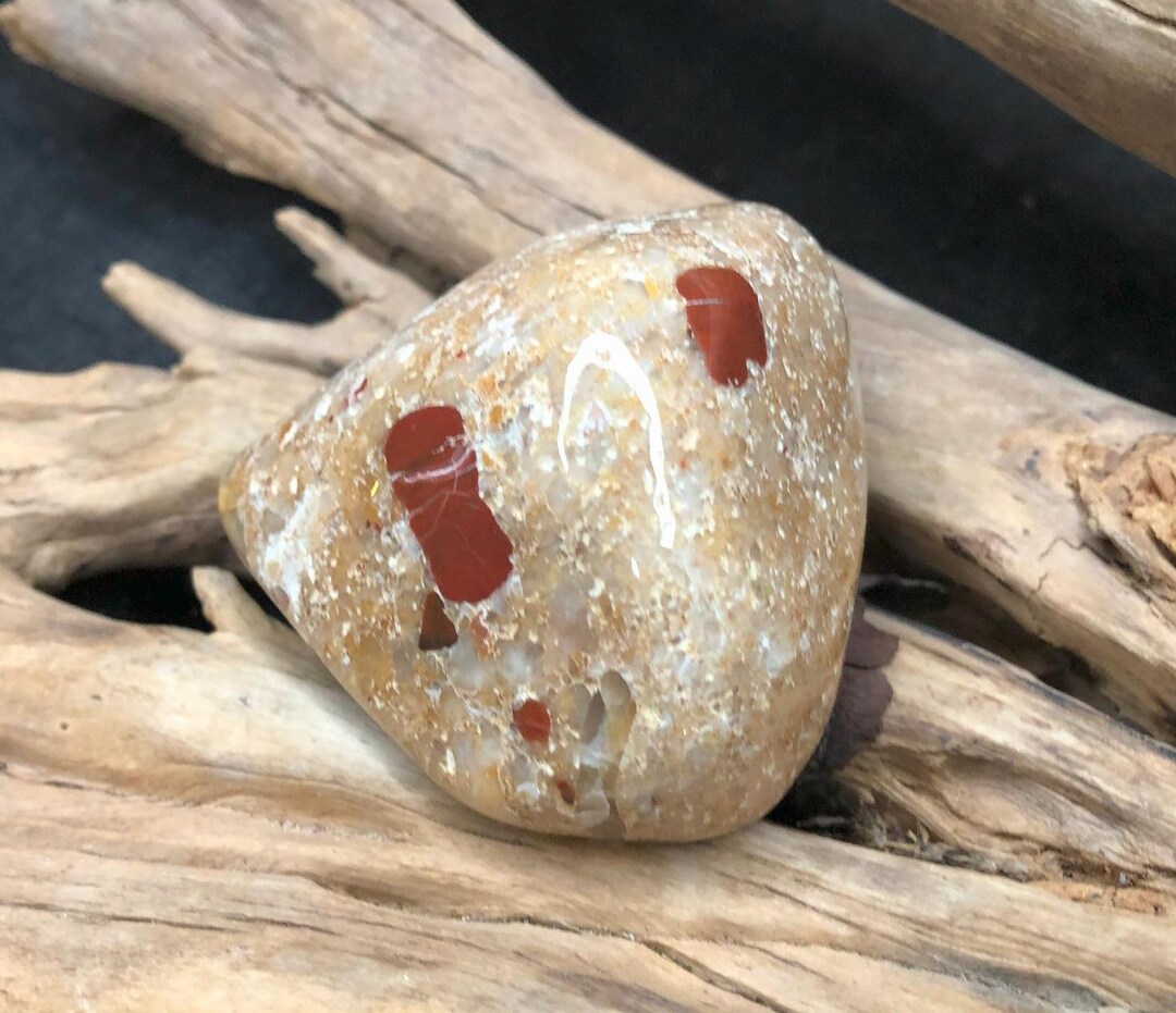 5.8 Ounce Polished Pudding Stone - Unique Office or Home Décor or Rock ...