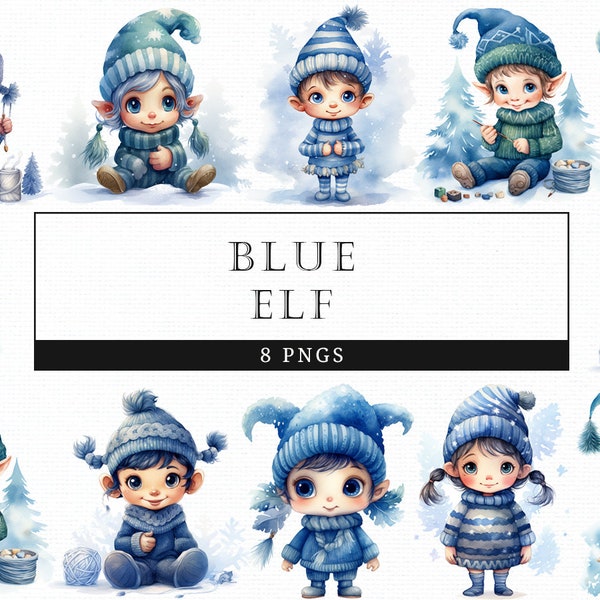 Blue Elf - Etsy