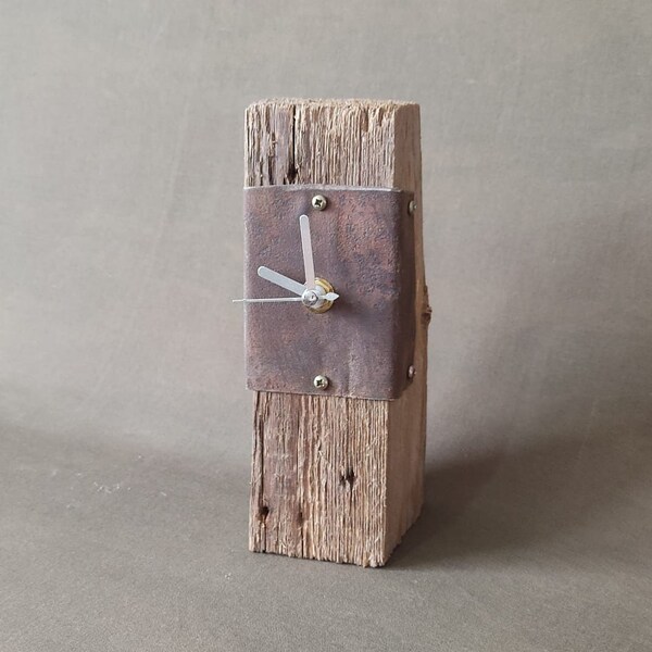 Handmade Wood Clock - Etsy