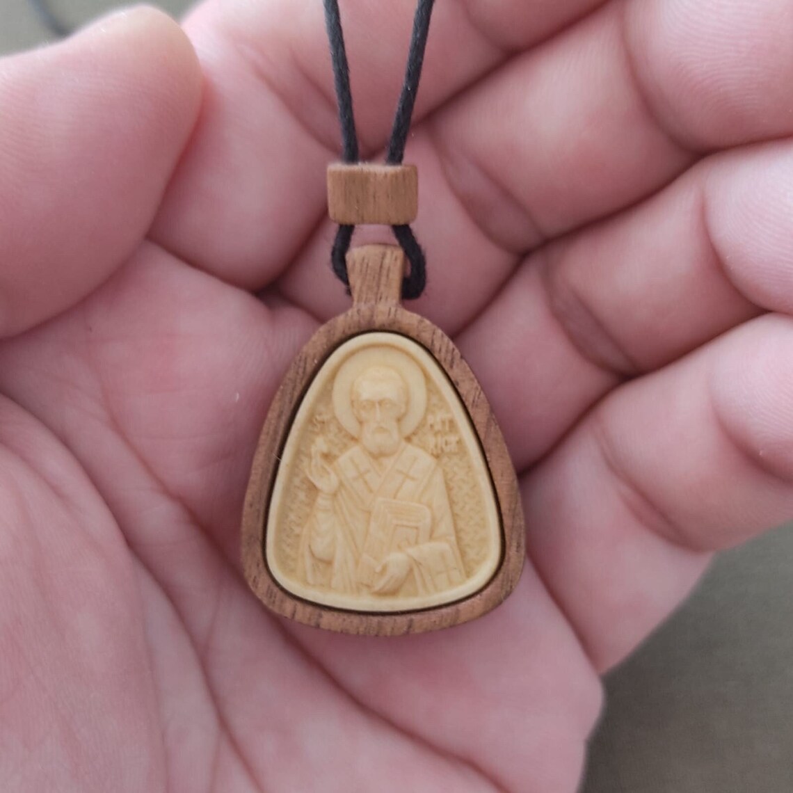 St. Patrick. Pendant Around the Neck. A Christian Saint.the - Etsy