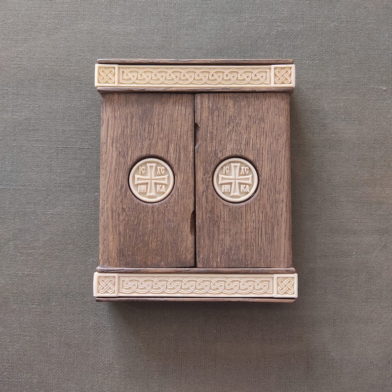 Carved Handmade Wooden Icon.triptych of the Nativity of - Etsy