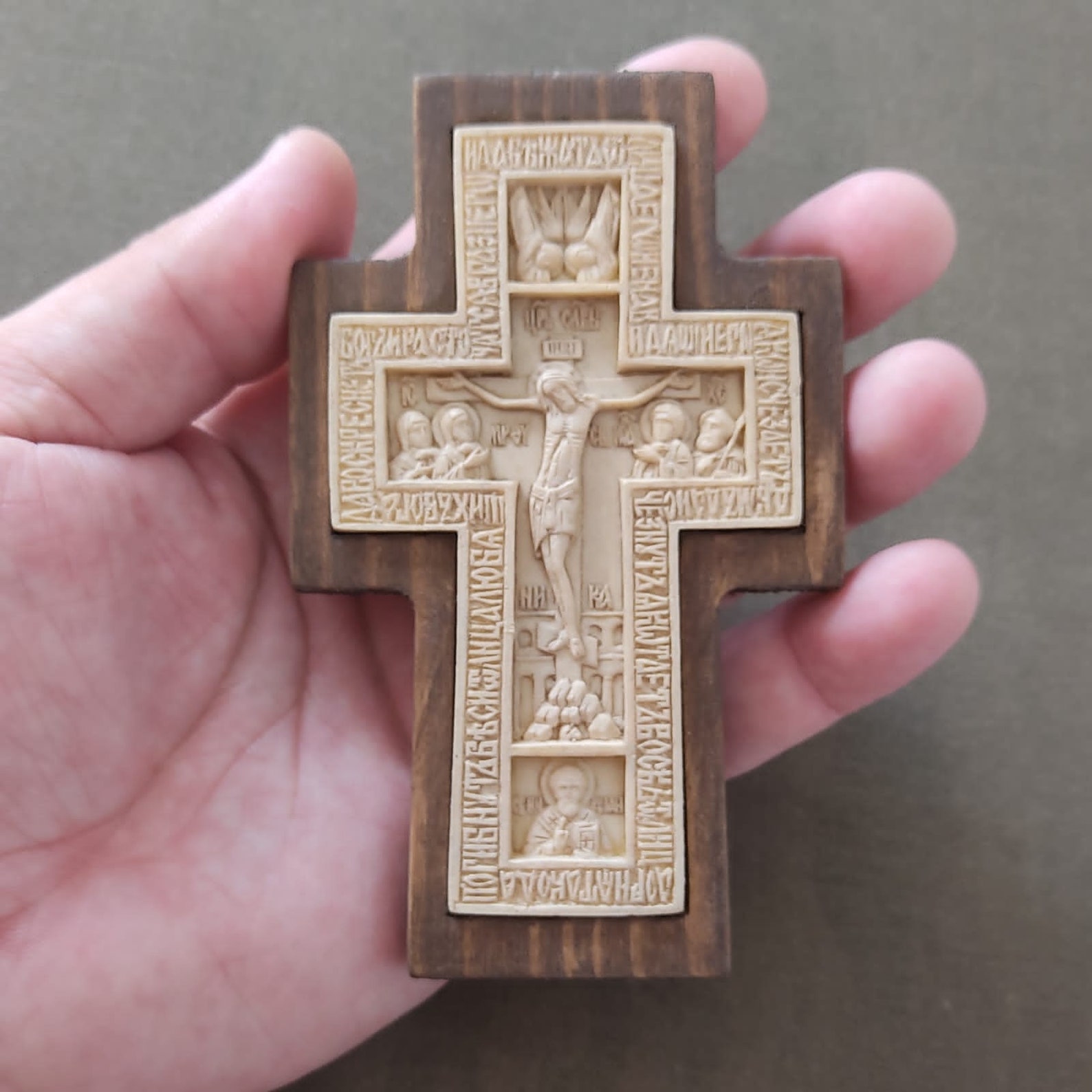 Cross on the Front Door.jesus Christ.the Most Holy Theotokos.mary ...